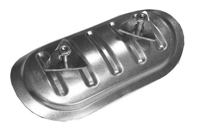 Metu Revisionsdeckel RRD-HT 18-100 180 x 80 mm NW: 96-105 Stahl ...