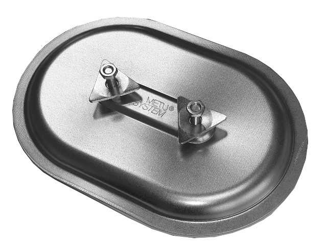 Metu Revisionsdeckel RD-HT 43 400 x 300 mm Stahl verzinkt | RD43HT