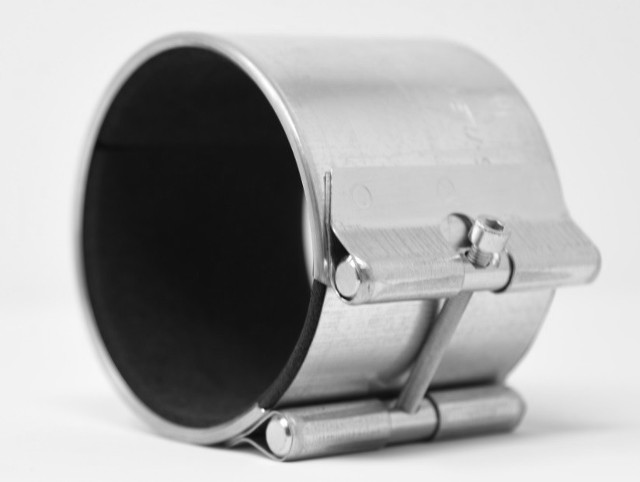 Metu Rohrmuffe MU NW 125 mit PE-Dichtung Stahl vz. | IRMMU125PE